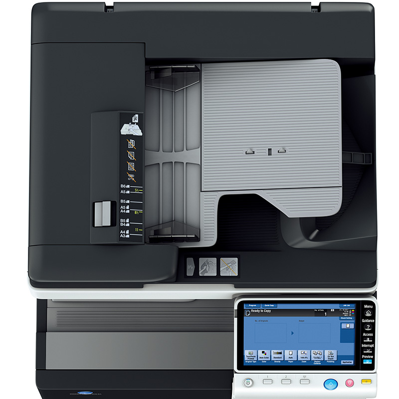 柯尼卡美能达（KONICA MINOLTA） bizhub 554e 黑白数码复合机(标配) 含出纸盘_复合机_复印机_办公设备_一线达通 ...