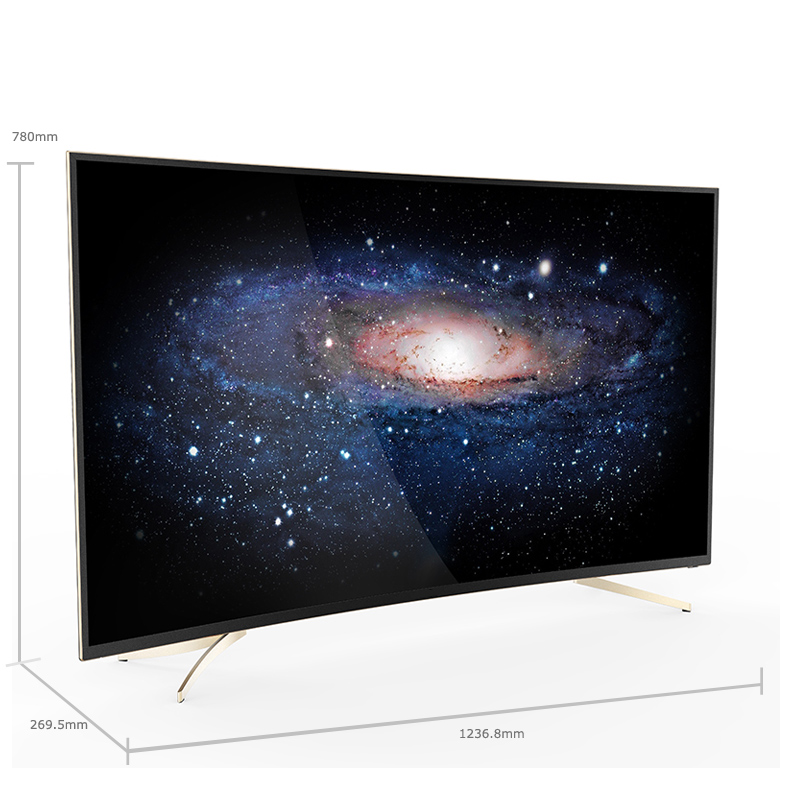 康佳（KONKA）QLED55X81U 55英寸 曲面智能4K超高清LED液晶电视_普通电视设备_大家电_办公家电_一线达通-阳光采购、正品保障、惠到实处、专业售后