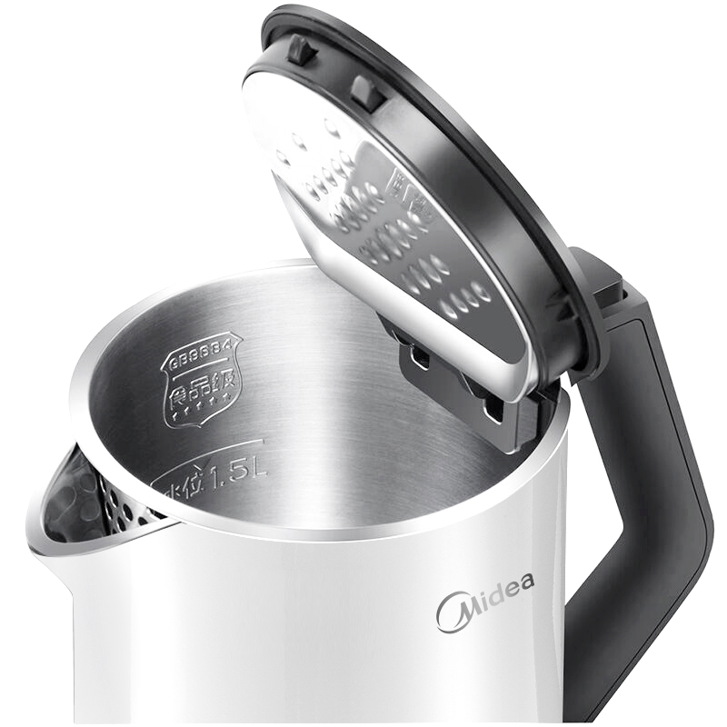 美的（Midea）HJ1508a 电水壶 1.5L 304不锈钢 双层防烫保温烧水壶_电水壶_厨房电器_办公家电_一线达通-阳光采购、正品保障、惠到实处、专业售后