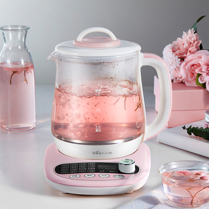 小熊（Bear）YSH-B15R1 养生壶 多功能玻璃电水壶1.5L_养生煲养生壶_厨房电器_办公家电_一线达通-阳光采购、正品保障、惠到实处 ...