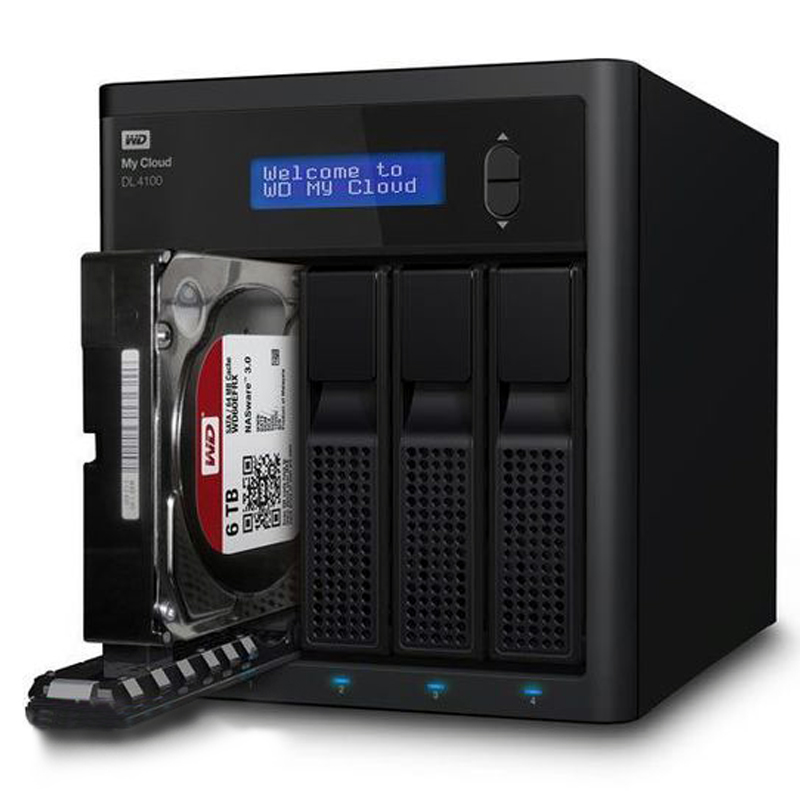 西部数据（WD）PR4100 My Cloud Pro Series 双网络云存储 NAS 四盘 标配0TB 网络存储设备 _政府企业电子采购平台