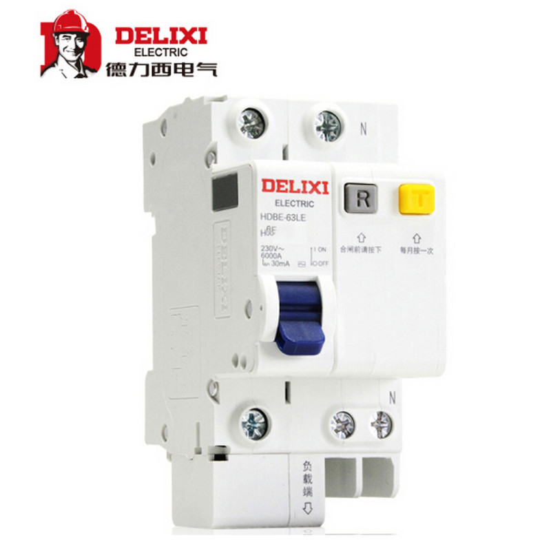 德力西（DELIXI）HDBE-63LE（C型 1P+N 40A 30mA）漏电保护开关断路器_开关插座_办公日杂_生活用品_一线达通-阳光采购、正品保障、惠到实处、专业售后