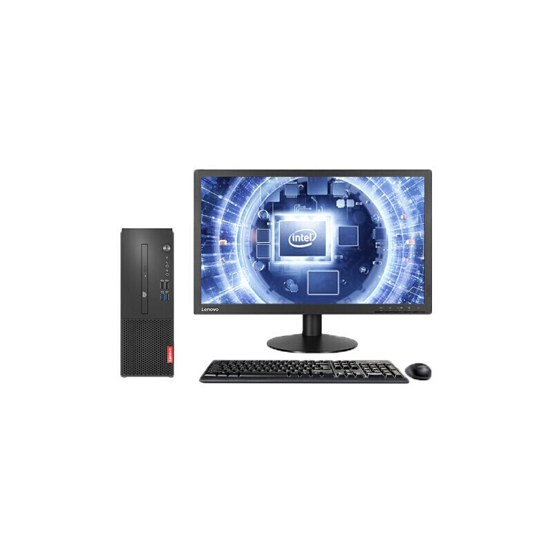 联想（lenovo）启天M433 台式电脑 I5-10500 8G 1T机械硬盘+240固态硬盘 23.8LED液晶屏 集显 Win10 一年 ...